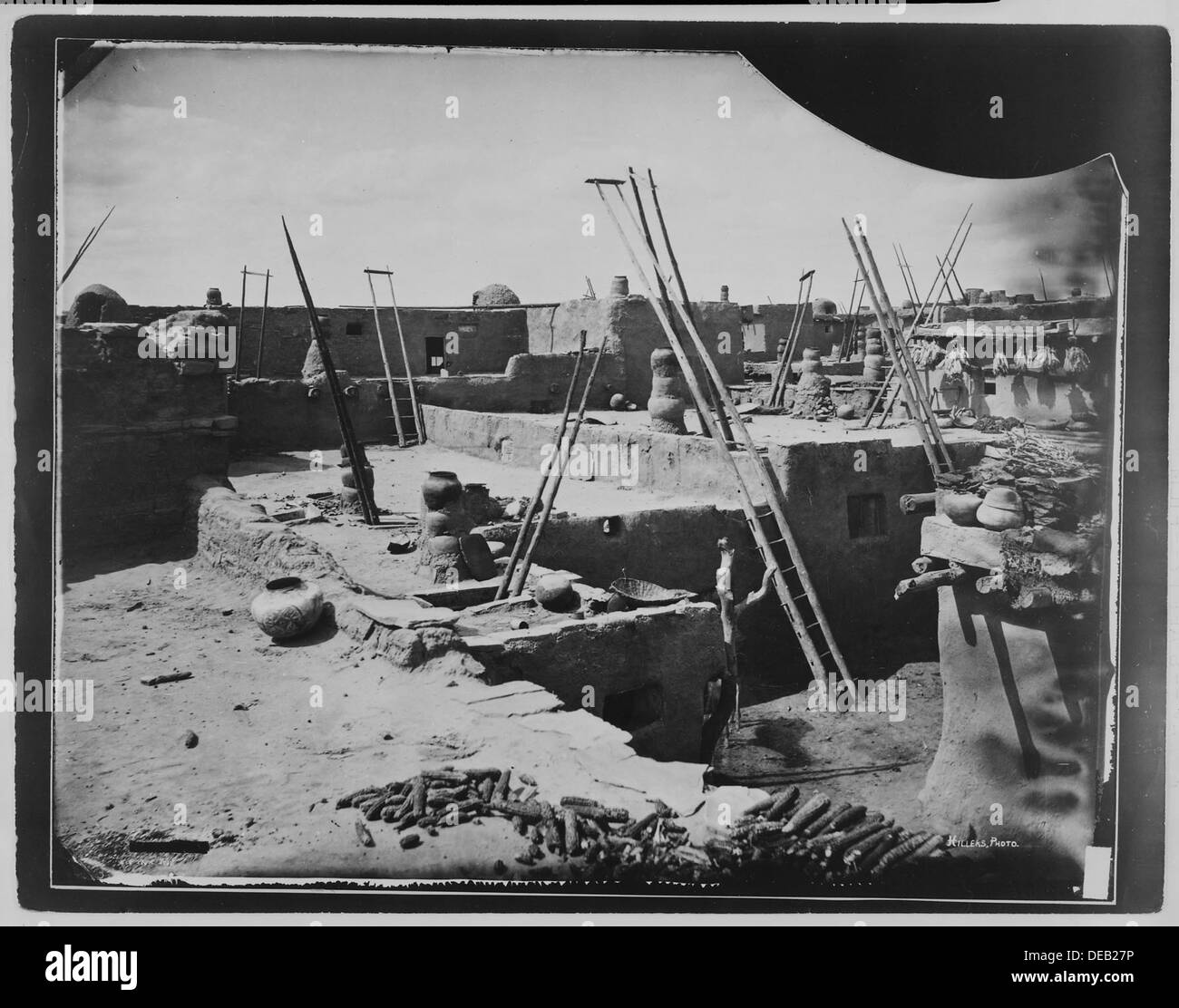 A view of Zuni Pueblo, a Native American village located in western New ...