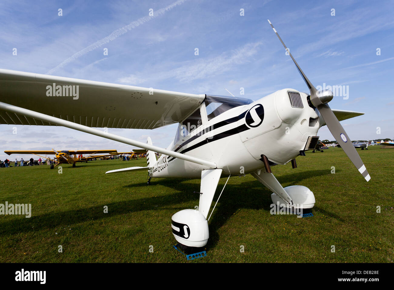 A Luscombe at the Light Aircraft Association rally at Sywell Stock ...