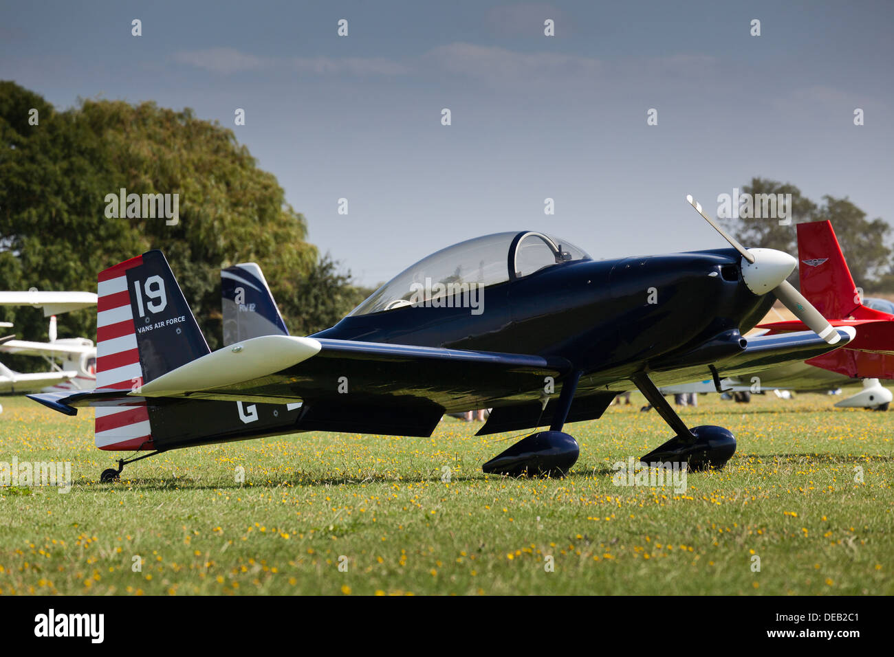 A Vans homebuilt aircraft at the Light Aircraft Association rally at ...