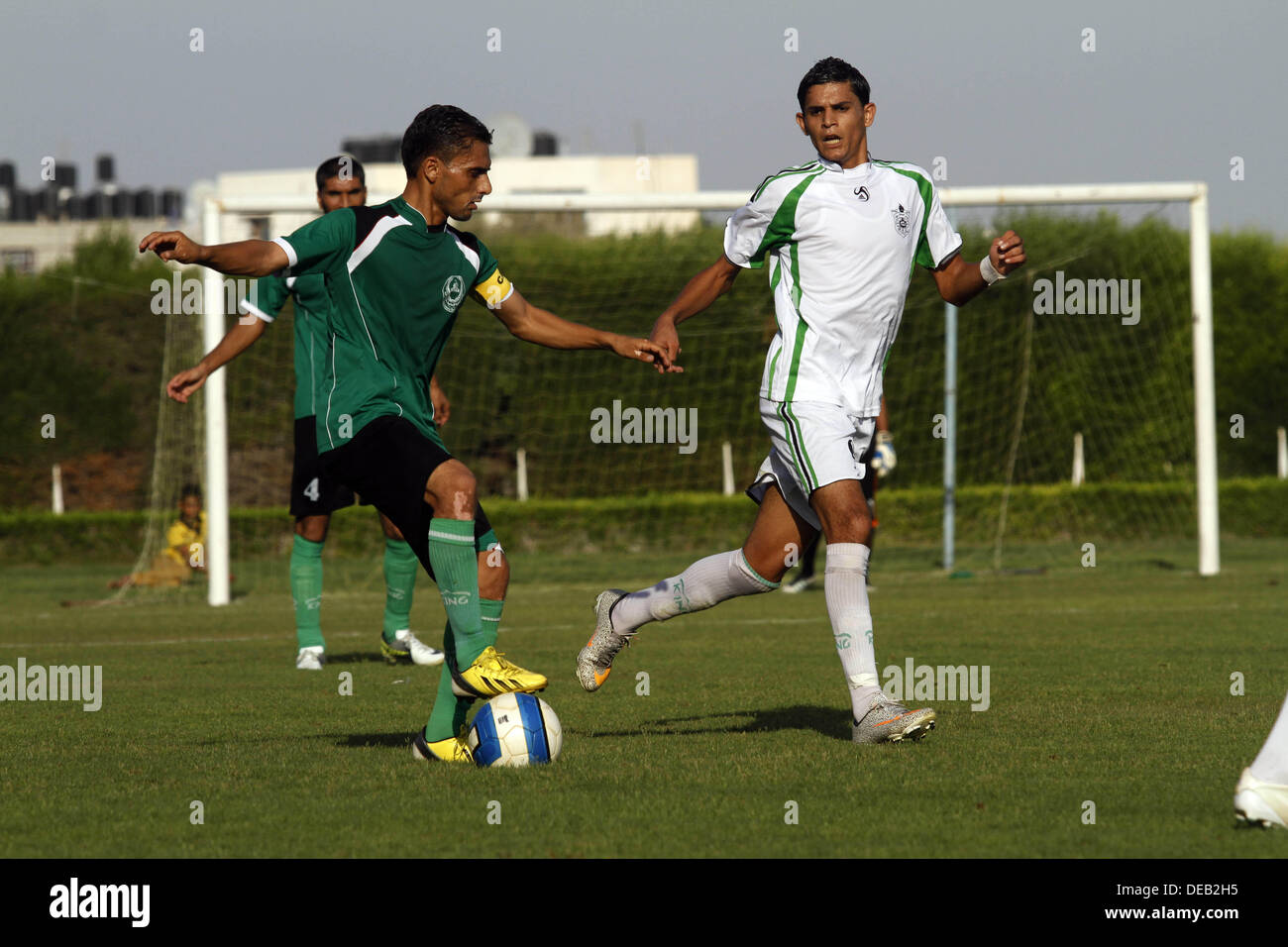 Gaza City, Gaza Strip, Palestinian Territory - Palestinian soccer team ...