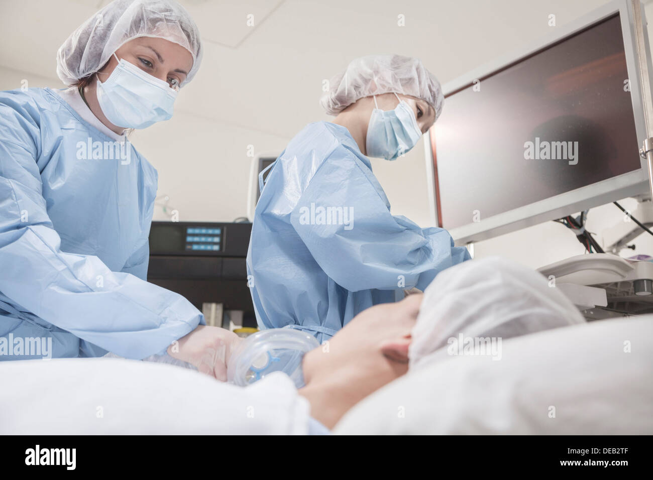 Surgeon consulting a patient, getting ready for surgery Stock Photo - Alamy