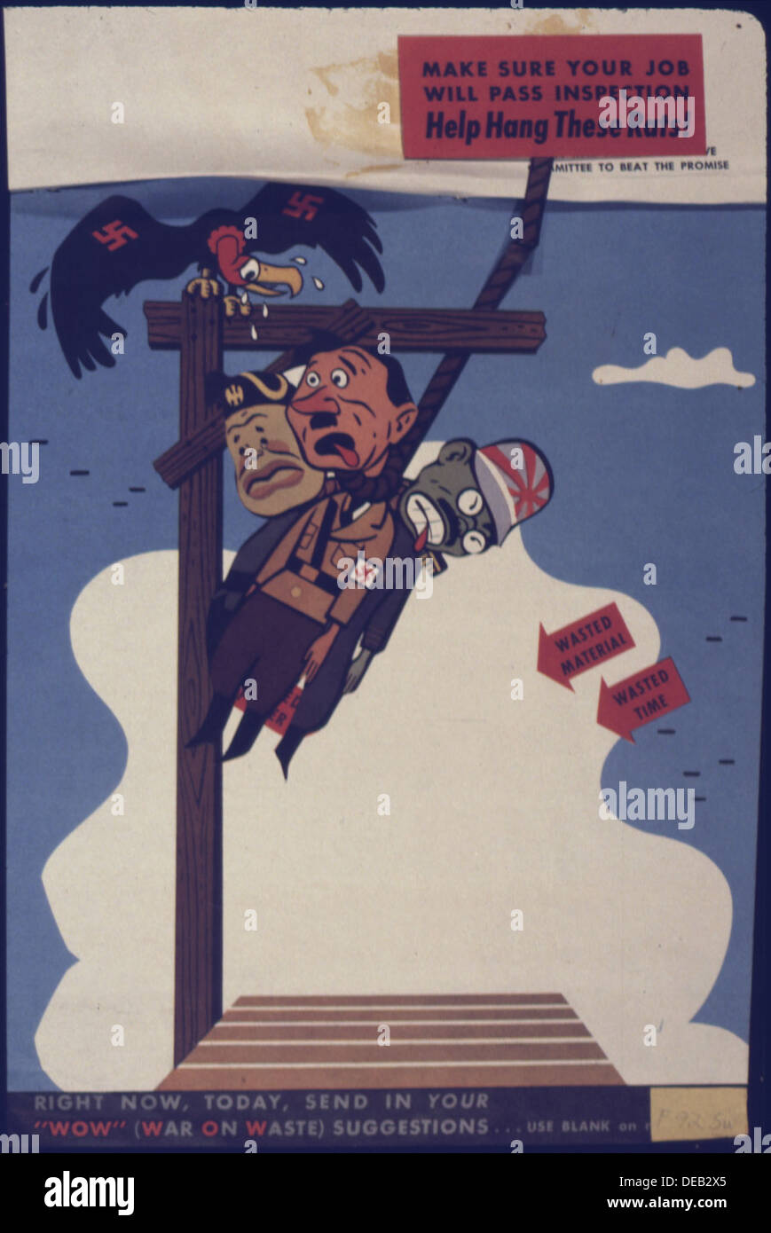The world war ii era propaganda poster titled hi-res stock photography ...