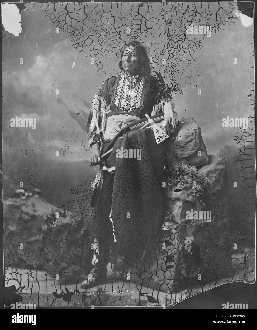 This photograph depicts White Eagle, a Ponca chief, who played an ...