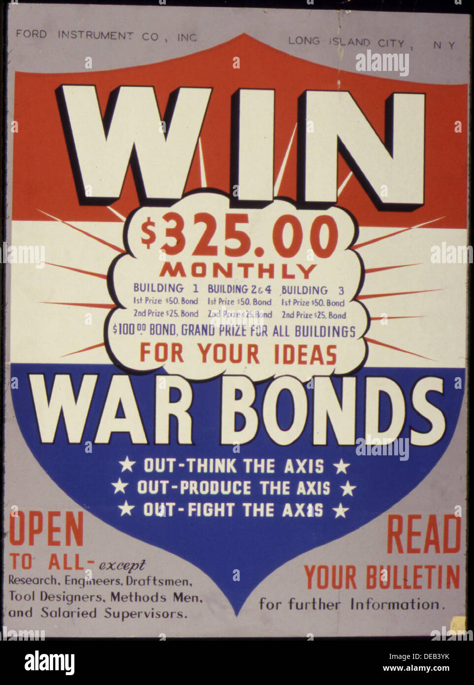 Advertisement for war bonds hi-res stock photography and images - Alamy