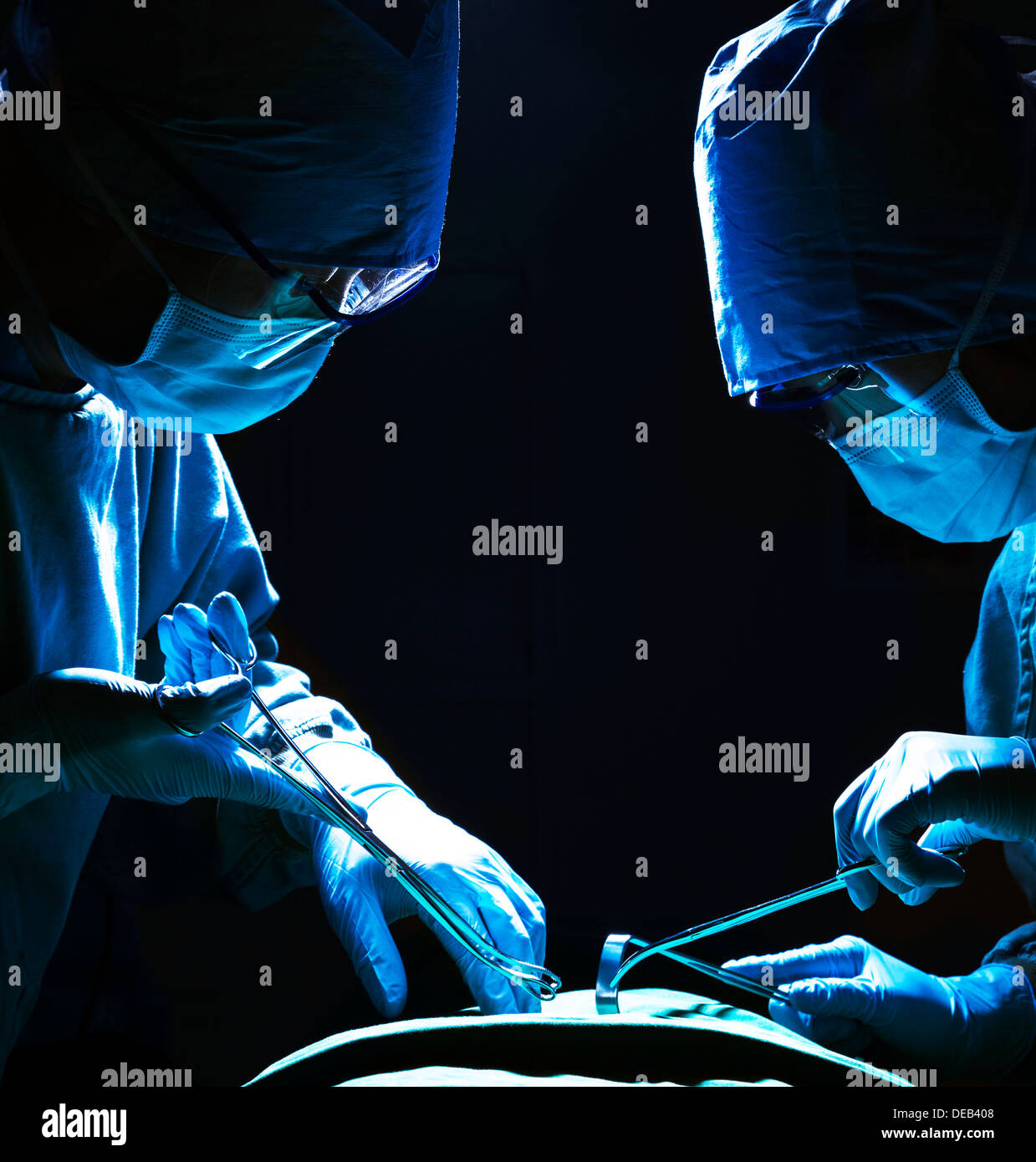 Surgery table looking down hi-res stock photography and images - Alamy