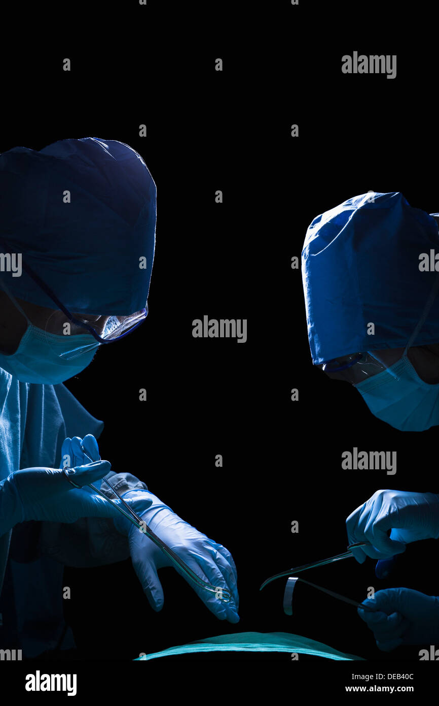 Surgery table looking down hi-res stock photography and images - Alamy