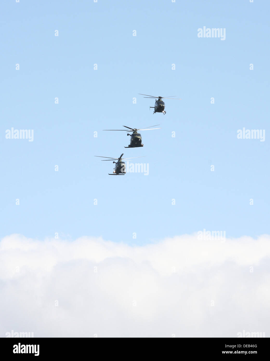 Helicopters formation hi-res stock photography and images - Alamy