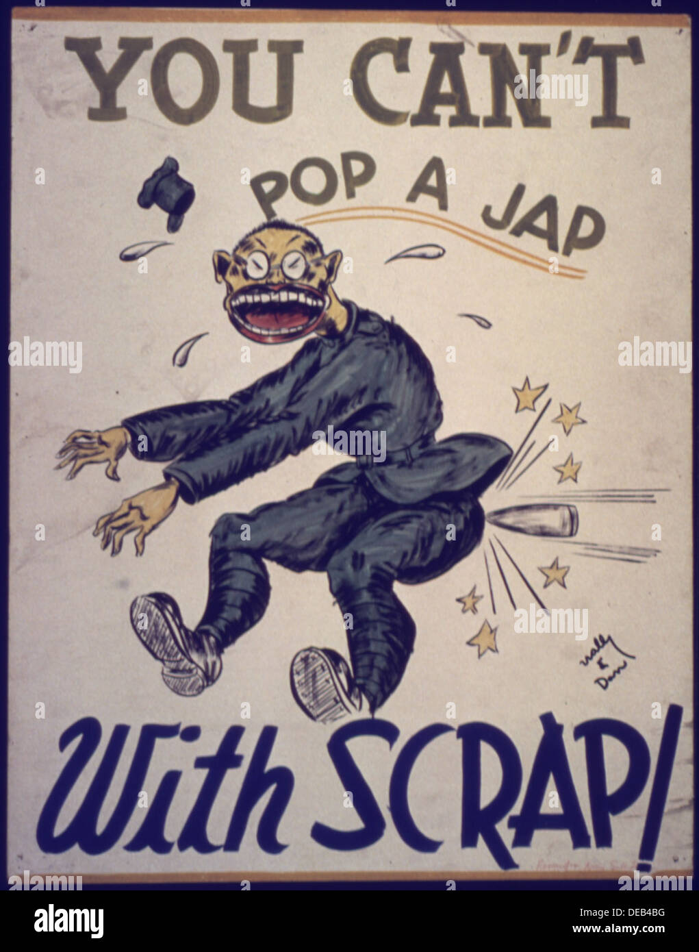 A World War II-era propaganda poster, with the slogan 'You Can’t Pop a ...