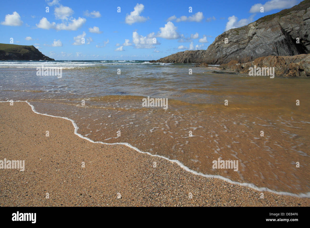 Porth Joke (Polly Joke) near Newquay, North Cornwall, England, UK Stock ...