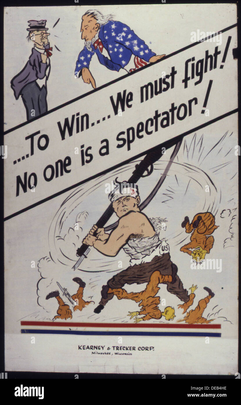 The phrase 'To Win, We Must Fight' highlights the importance of active ...