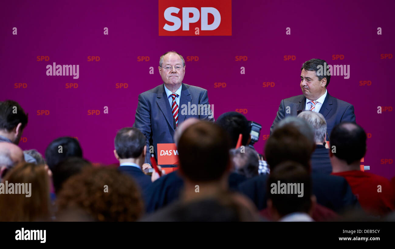 Berlin, Germany. September 15th, 2013. Menbers of the SPD followed the ...