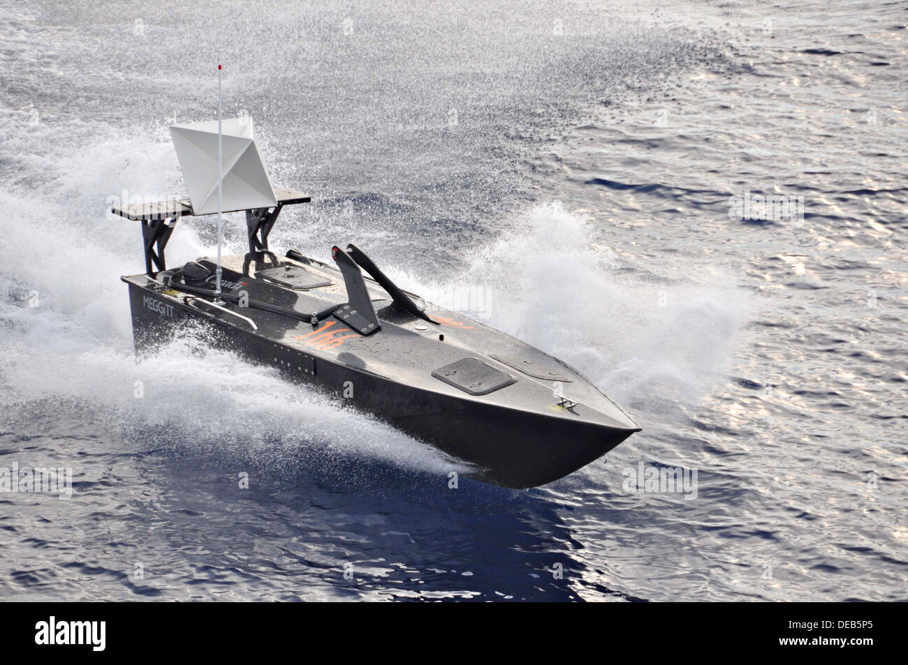 A Canadian Royal Navy Hammerhead unmanned remote controlled vehicle ...