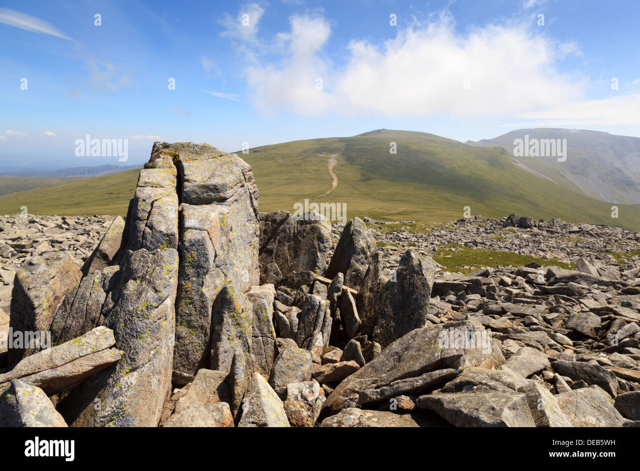 A view from Garnedd Uchaf on the Carneddau Stock Photo - Alamy