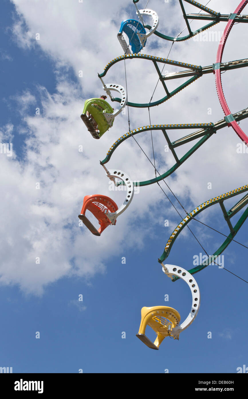 Spinning carnival ride hi-res stock photography and images - Alamy