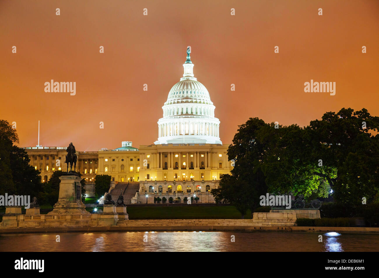 Capitol dome congress washington dc usa sunset hi-res stock photography ...