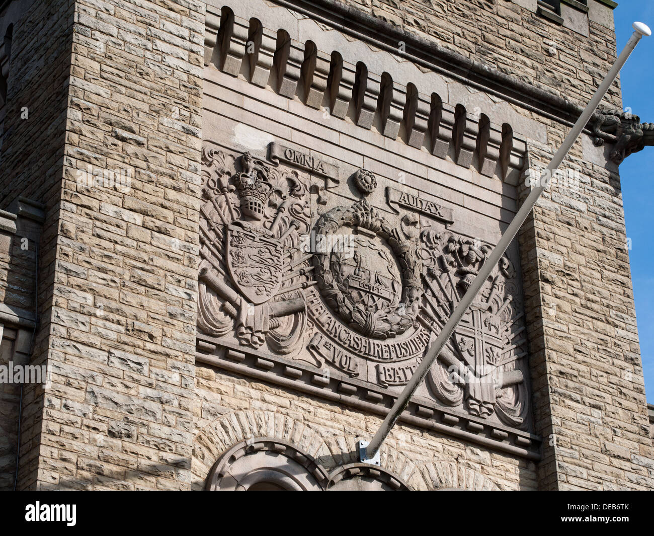 Castle Armouries Fusiliers museum Bury Lancashire Stock Photo - Alamy