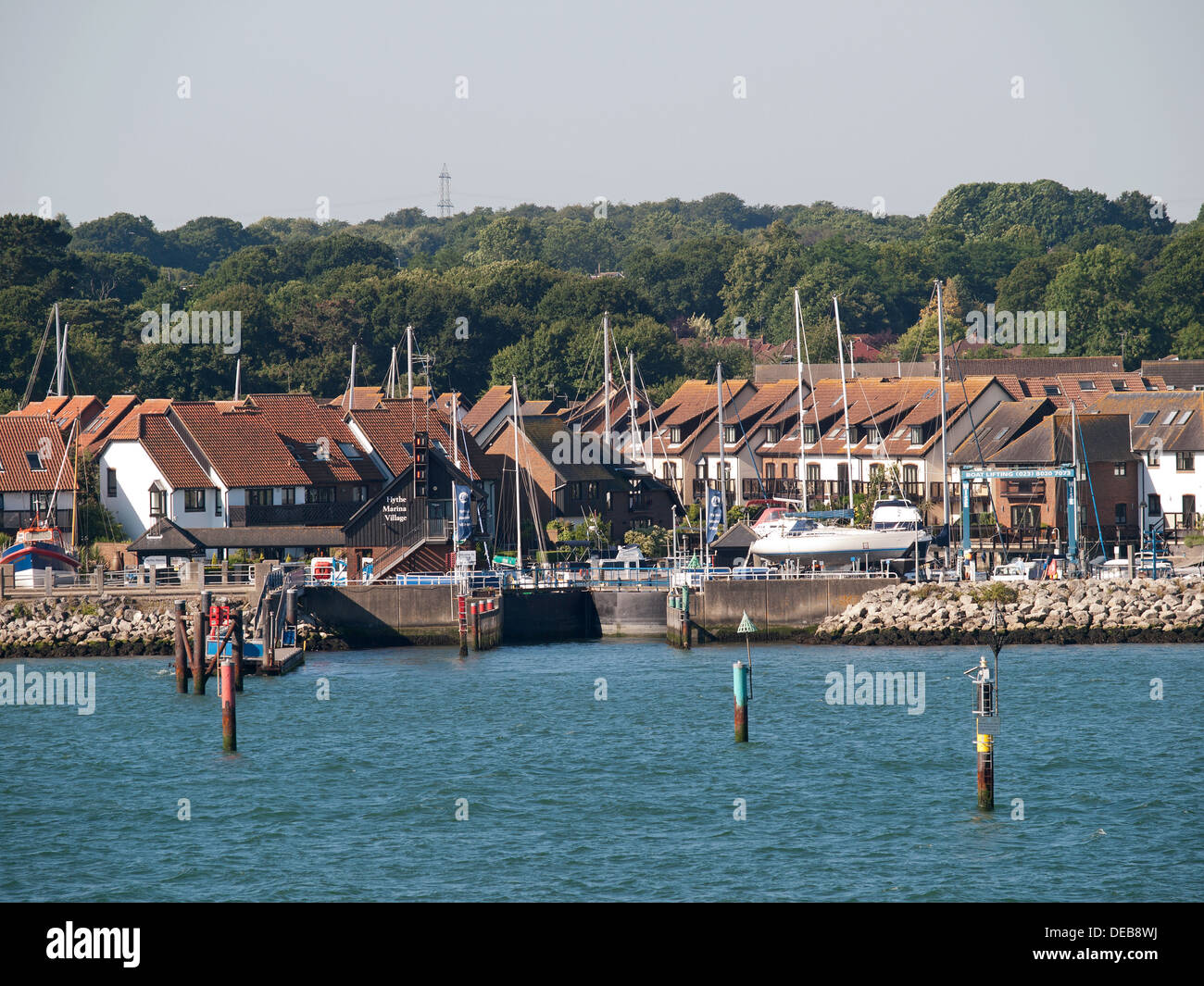 Hythe Marina Southampton Hampshire England UK Stock Photo - Alamy
