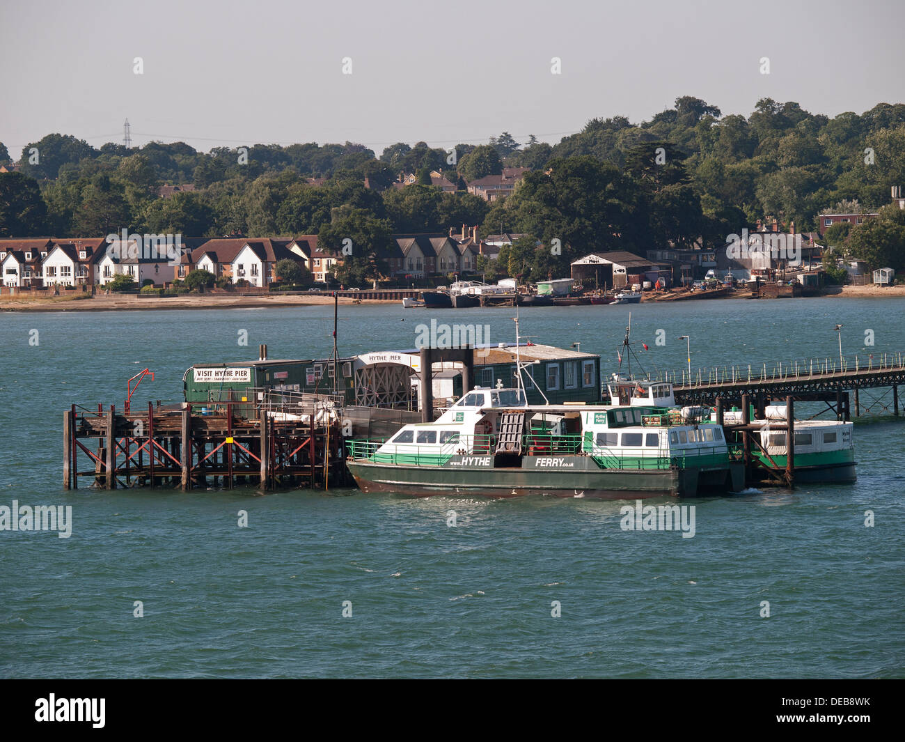 Hythe pier Southampton Water Hampshire England UK Stock Photo - Alamy