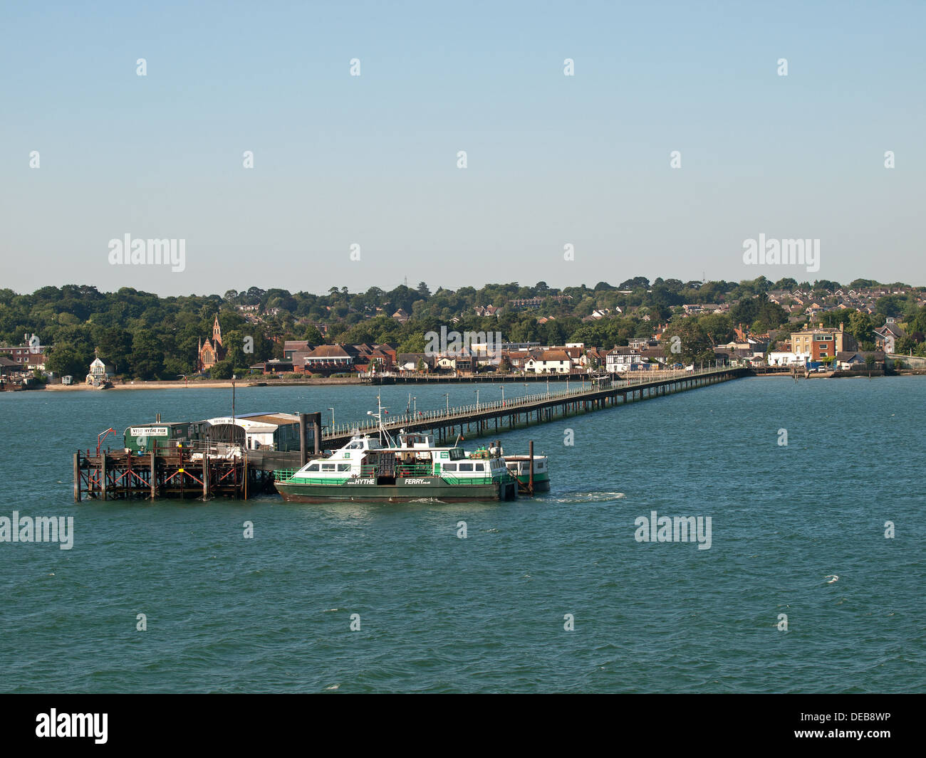 Hythe pier Southampton Water Hampshire England UK Stock Photo - Alamy