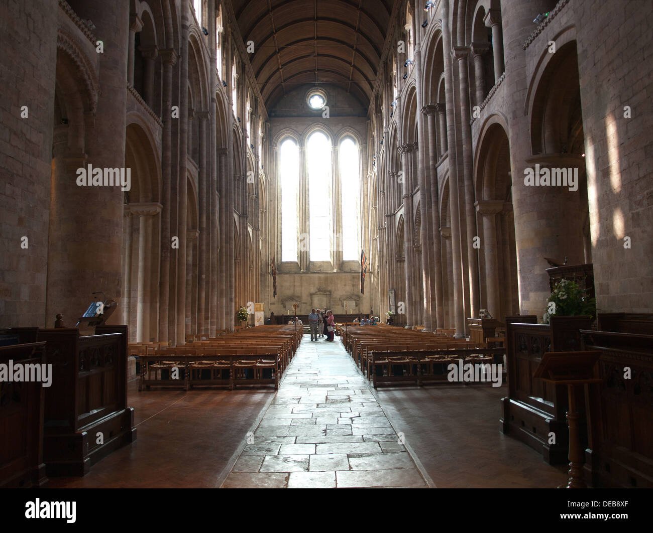 Romsey Abbey Hampshire England UK Stock Photo - Alamy