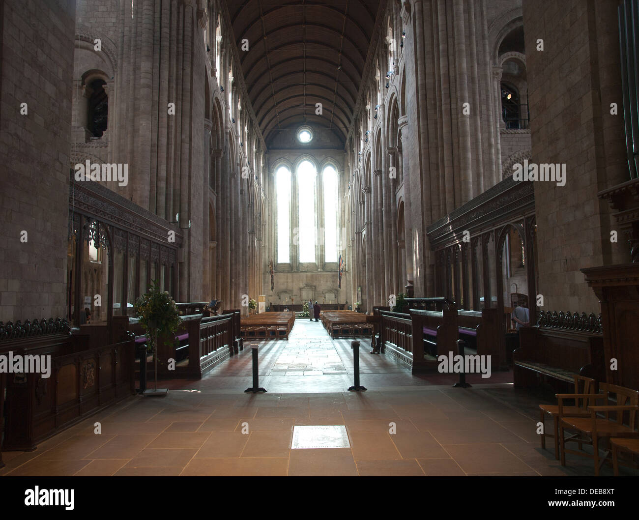 Romsey Abbey Hampshire England UK Stock Photo - Alamy