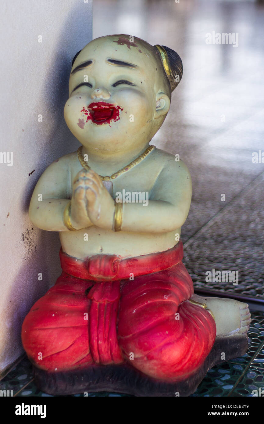 Thai children figure , Clay Thai Art Stock Photo - Alamy