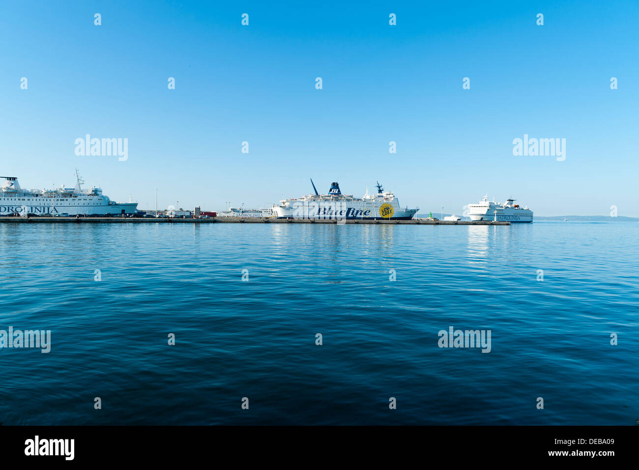 Port of Split, region of Dalmatia, Croatia, Europe Stock Photo - Alamy