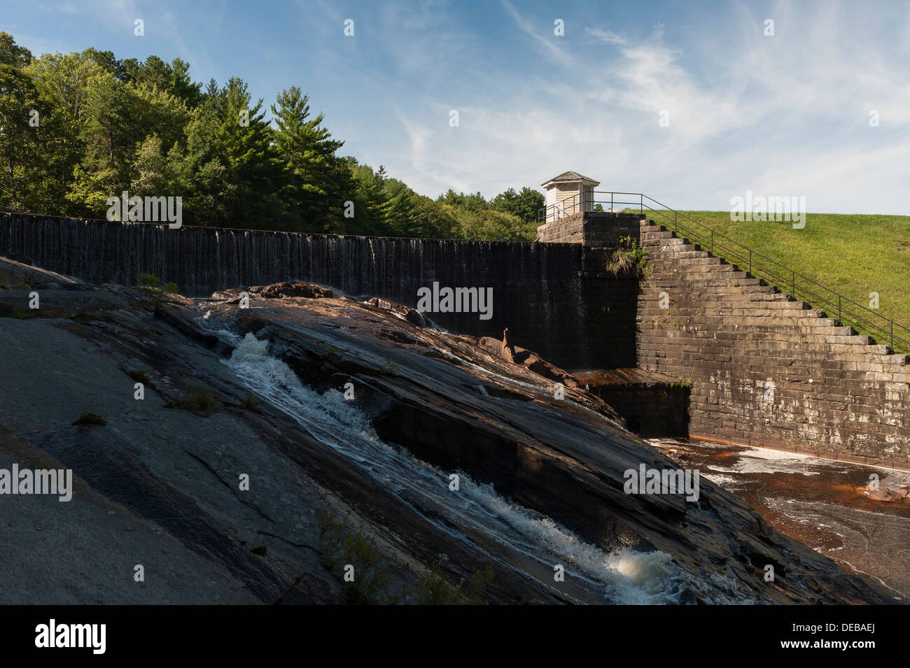 The Scituate Reservoir Dam in Scituate, Rhode Island Stock Photo - Alamy