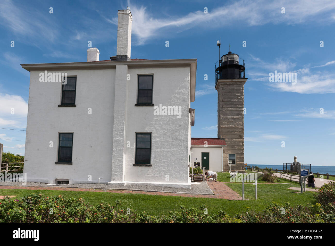 Beavertail lighthouse hi-res stock photography and images - Alamy