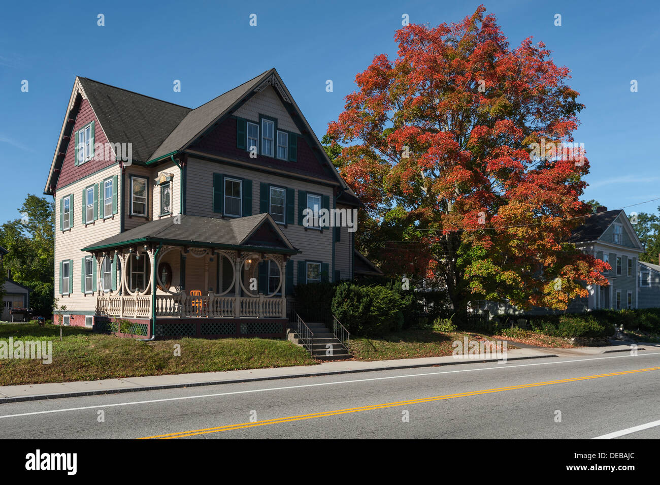 North Scituate Rhode Island Foliage and Real Estate in New England USA ...