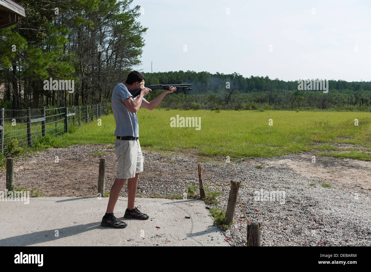 Shooting Skeet at the Ocala National Forest Public Shooting Range on ...