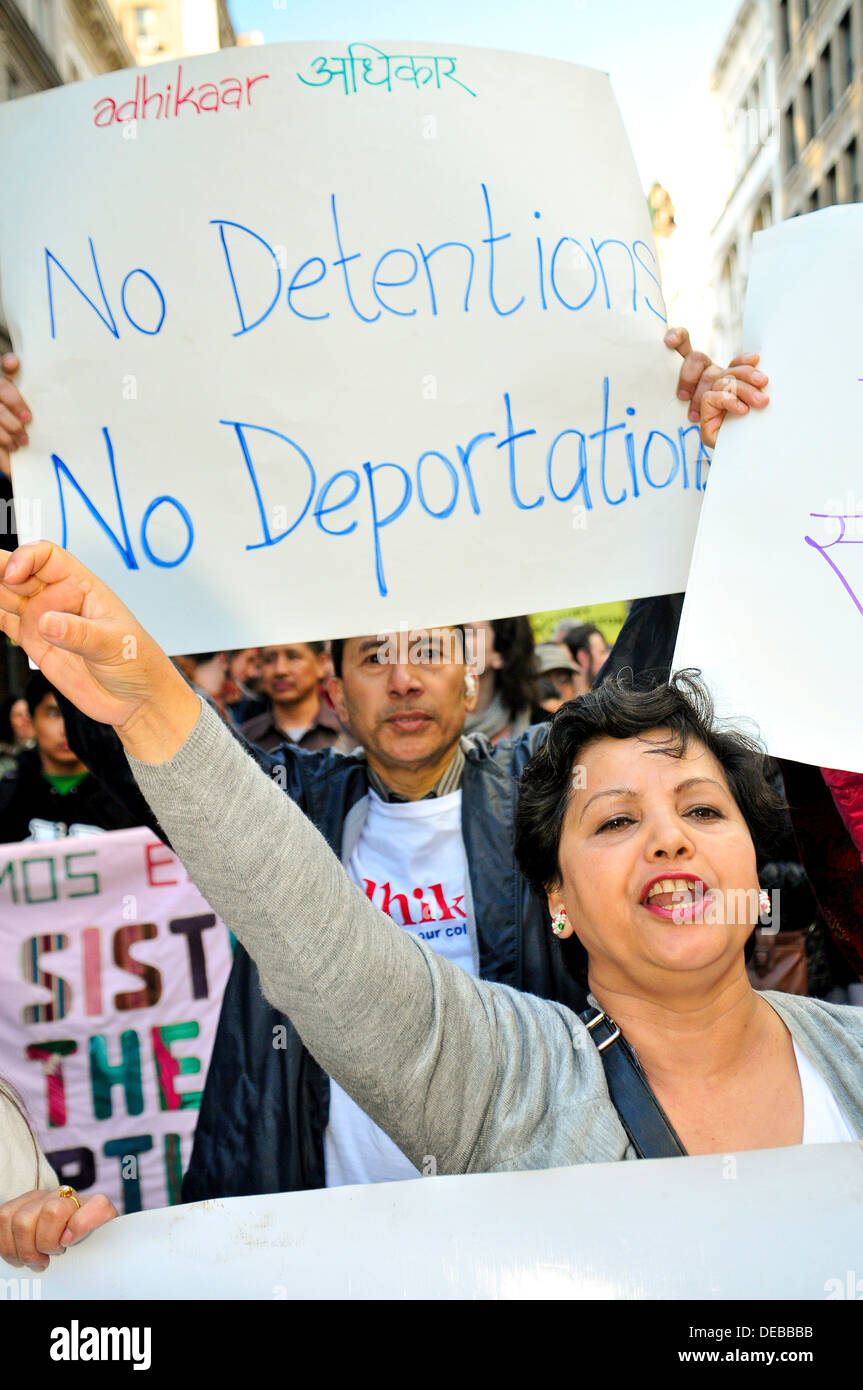 May Day 2013, International Worker’s Day, New York City, Union Square ...