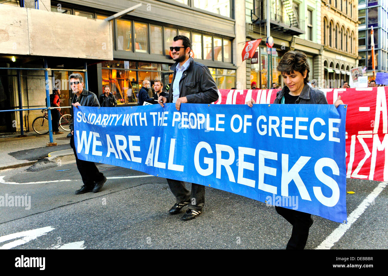 May Day 2013, International Worker’s Day, New York City, Union Square ...