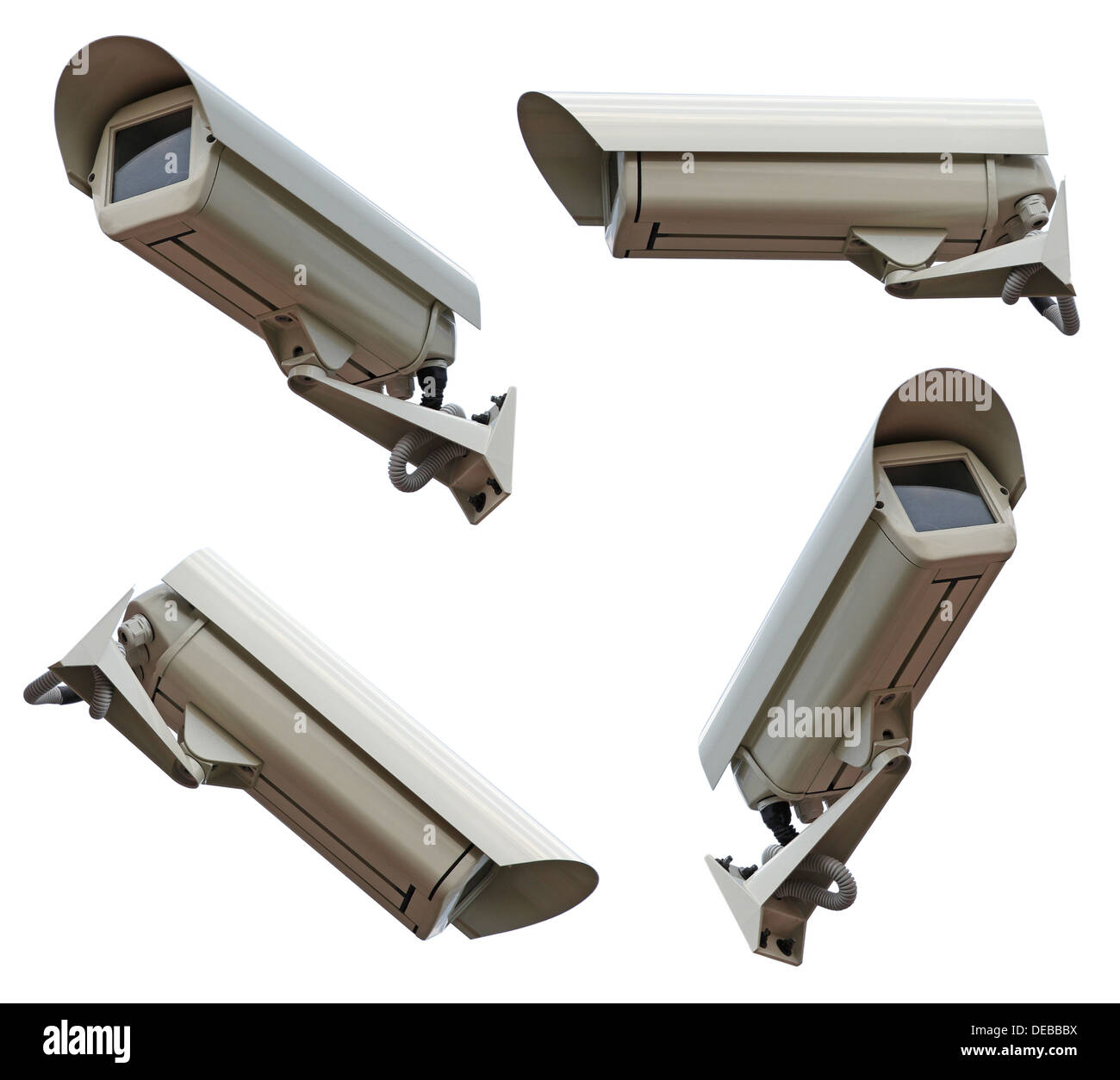 Security system cctv cameras Cut Out Stock Images & Pictures - Alamy