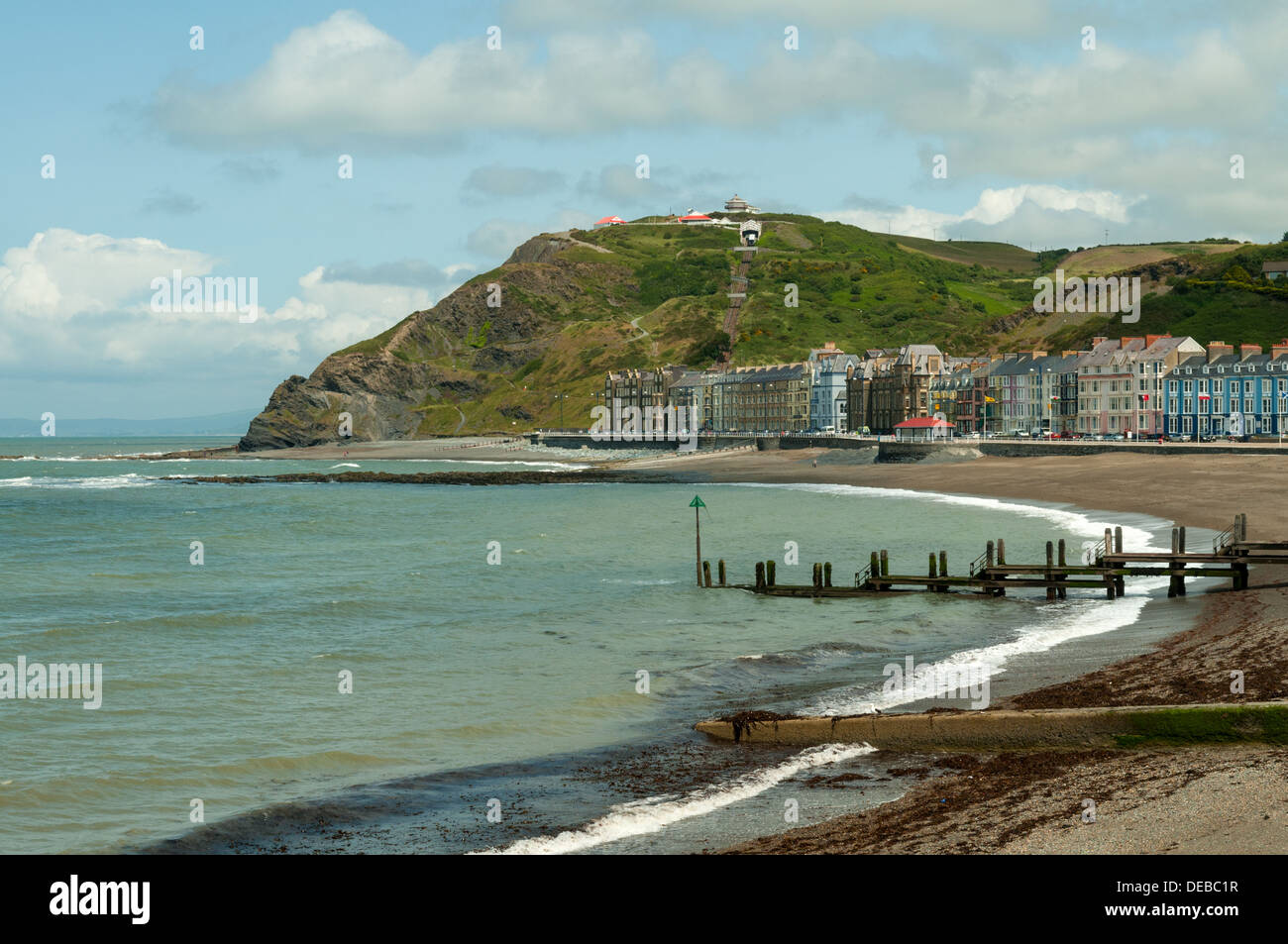 Beach at Aberystwyth, Ceredigion, Wales Stock Photo - Alamy