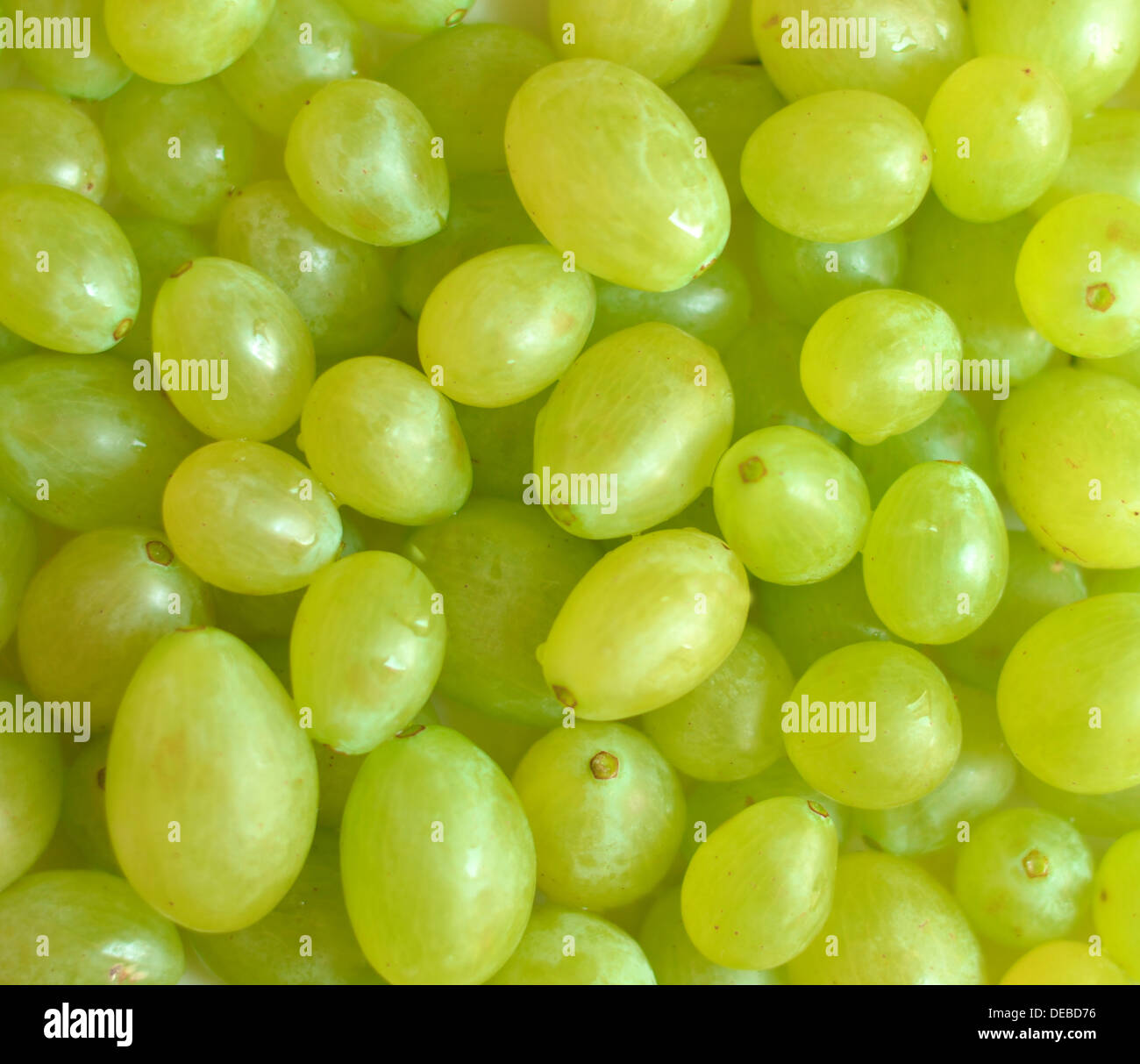 Fresh green grapes background Stock Photo - Alamy
