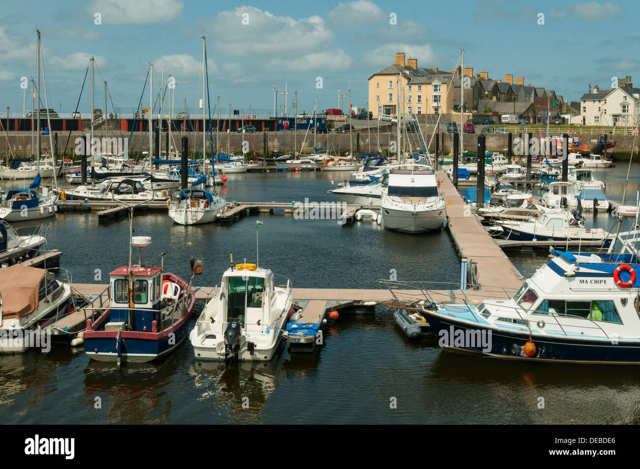 Aberystwyth Marina Harbour Boats High Resolution Stock Photography and ...