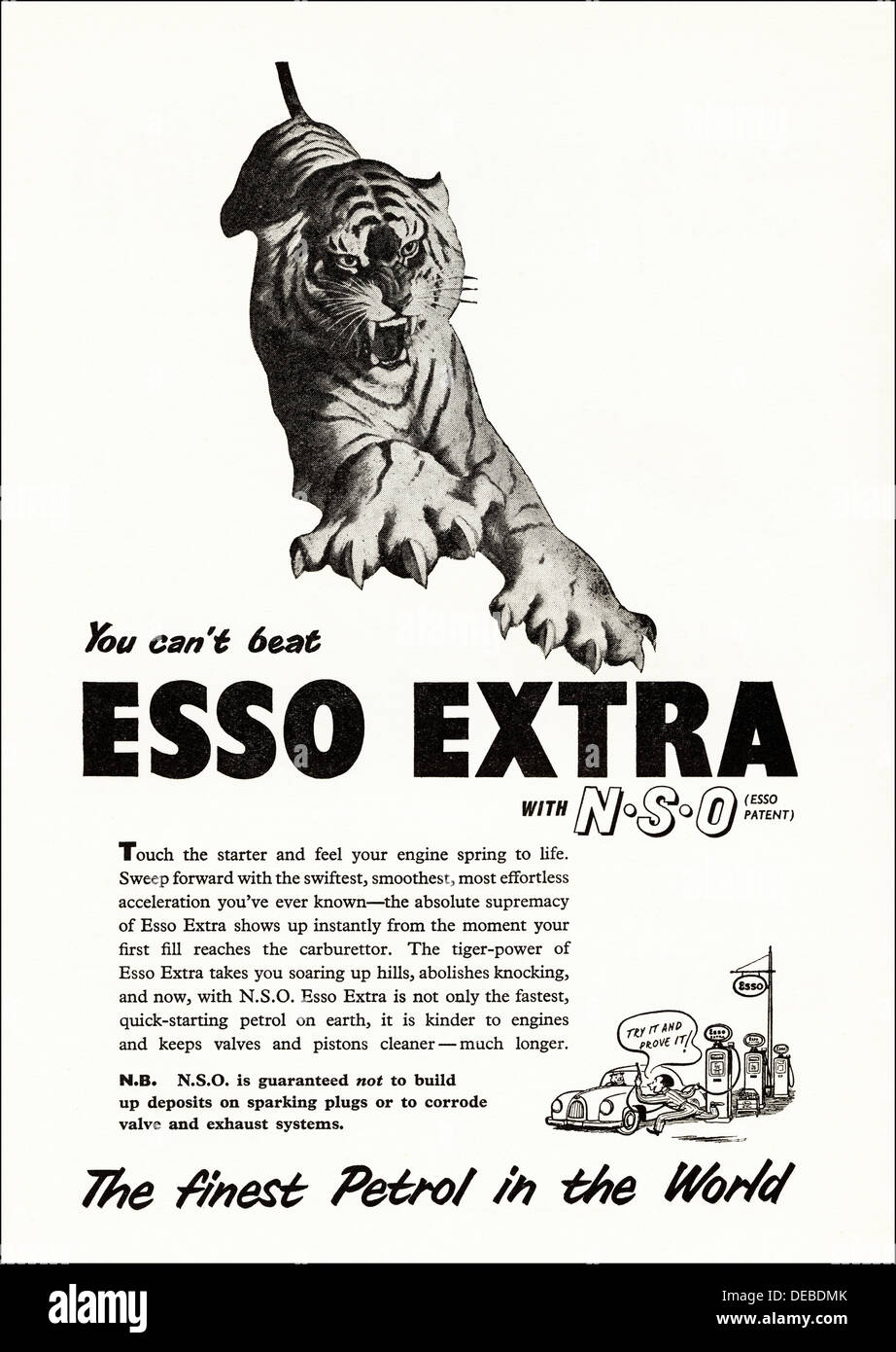 Esso advert hi-res stock photography and images - Alamy