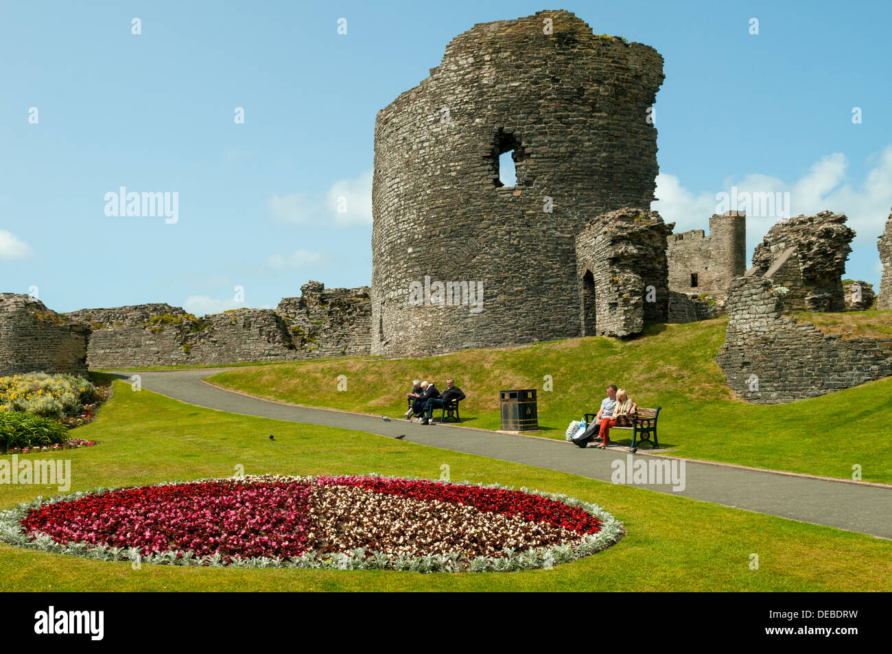 Aberystwyth castle ruins hi-res stock photography and images - Alamy