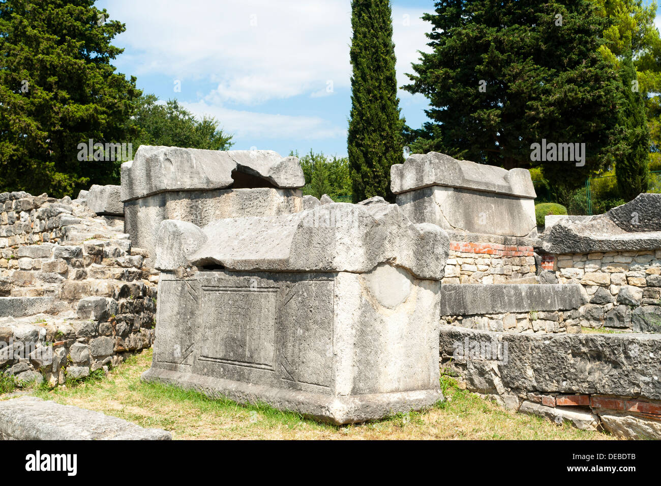 The Roman ruins of Solin (Salona), region of Dalmatia, Croatia, Europe ...