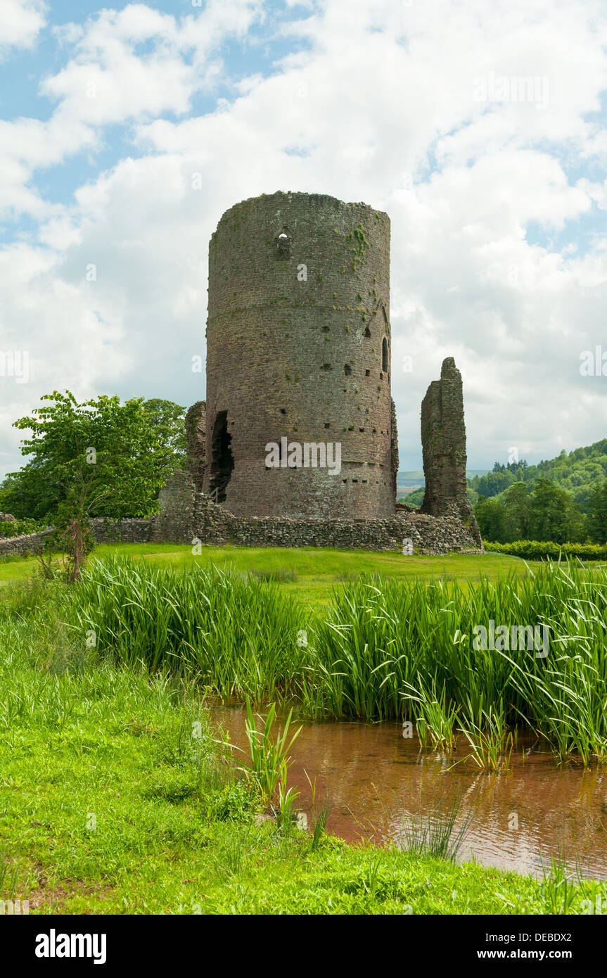 The Tower, Tretower Castle, Tretower, Powys, Wales Stock Photo - Alamy