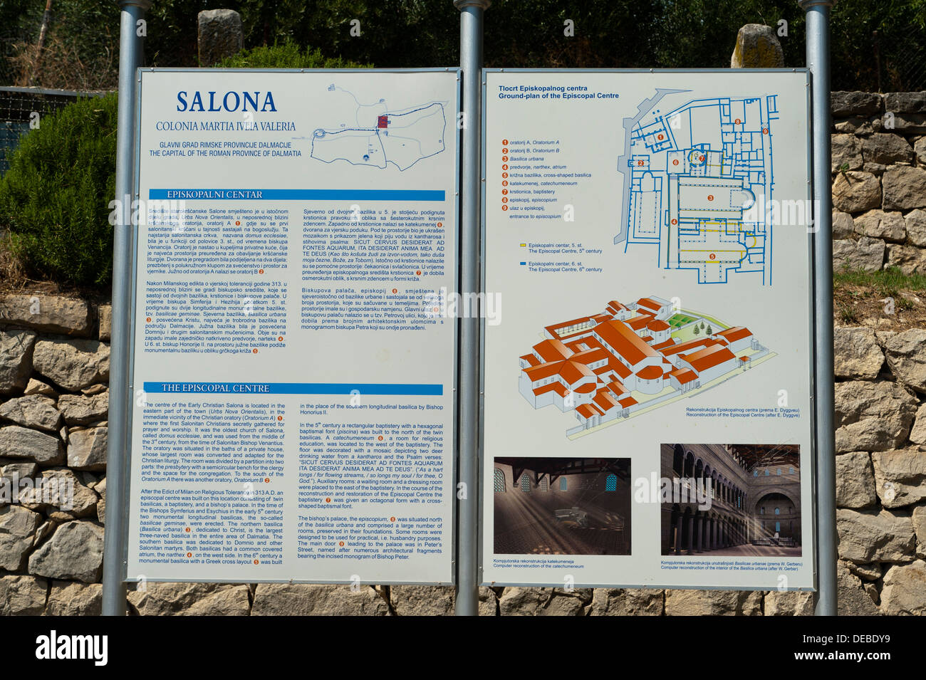 The Roman ruins of Solin (Salona), region of Dalmatia, Croatia, Europe ...