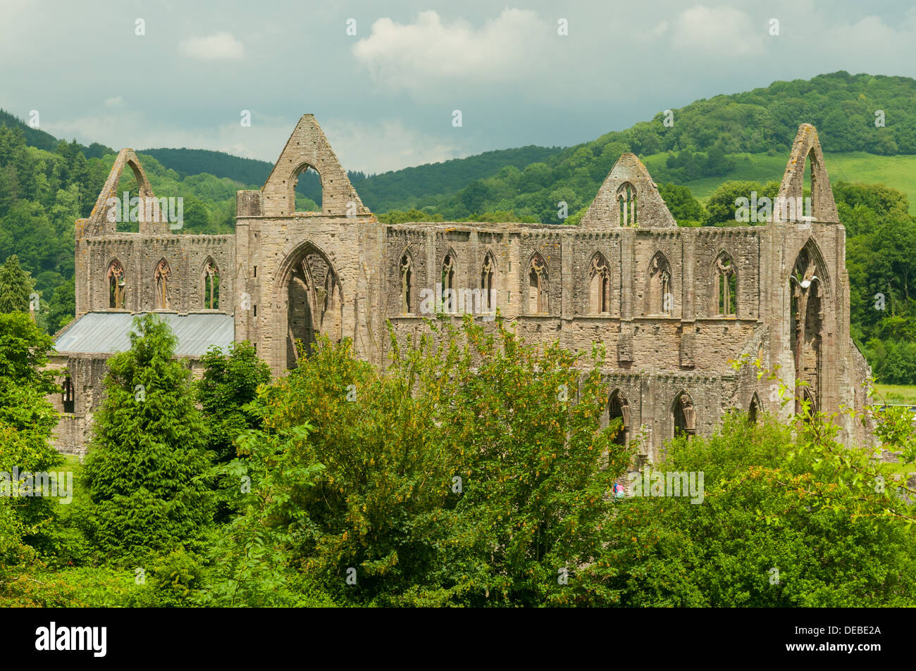 Tintern Abbey, Monmouthshire, Wales Stock Photo - Alamy