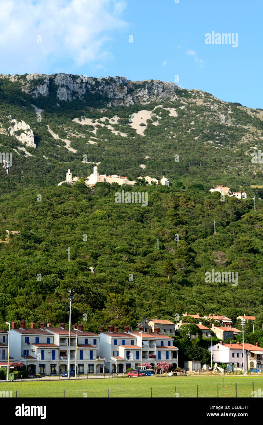 Plomin Istria Croatia Adriatic sea Kvarner region view from Luka Plomin ...