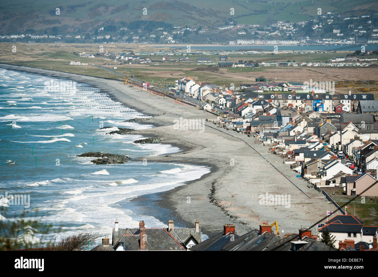 Borth village seaside wales hi-res stock photography and images - Alamy