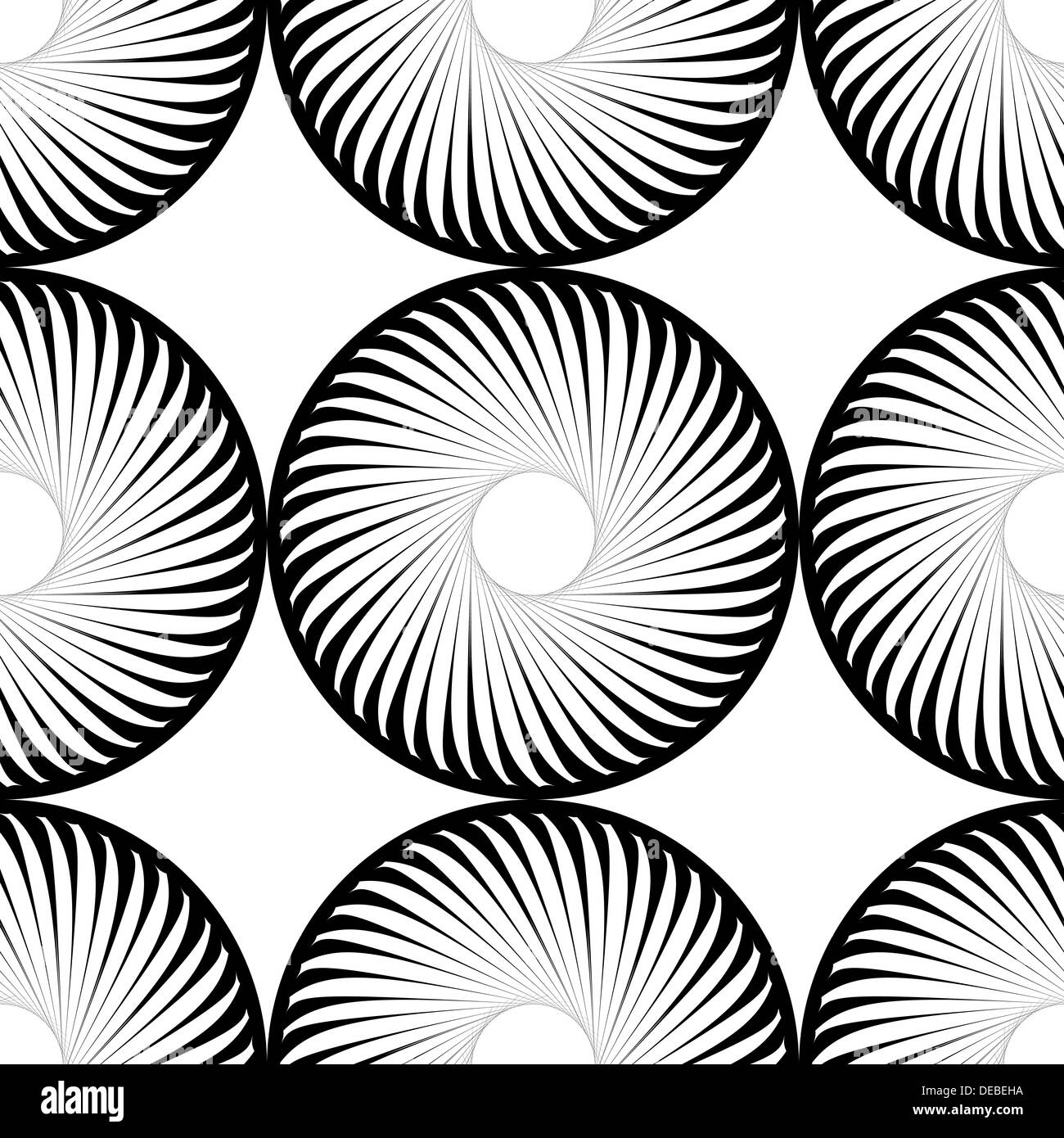 seamless pattern with circles, vector illustration Stock Photo - Alamy