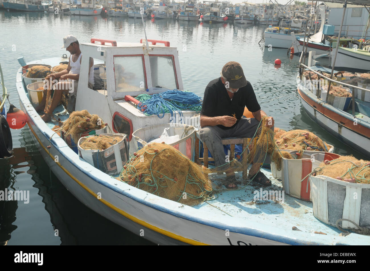 The fishing harbour of larnaca hi-res stock photography and images - Alamy