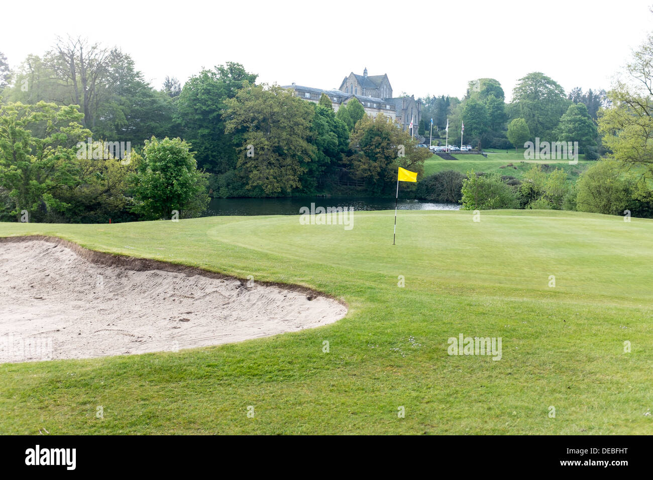 Golf course at Shrigley Hall Hotel, Golf and Country Club, Pott ...