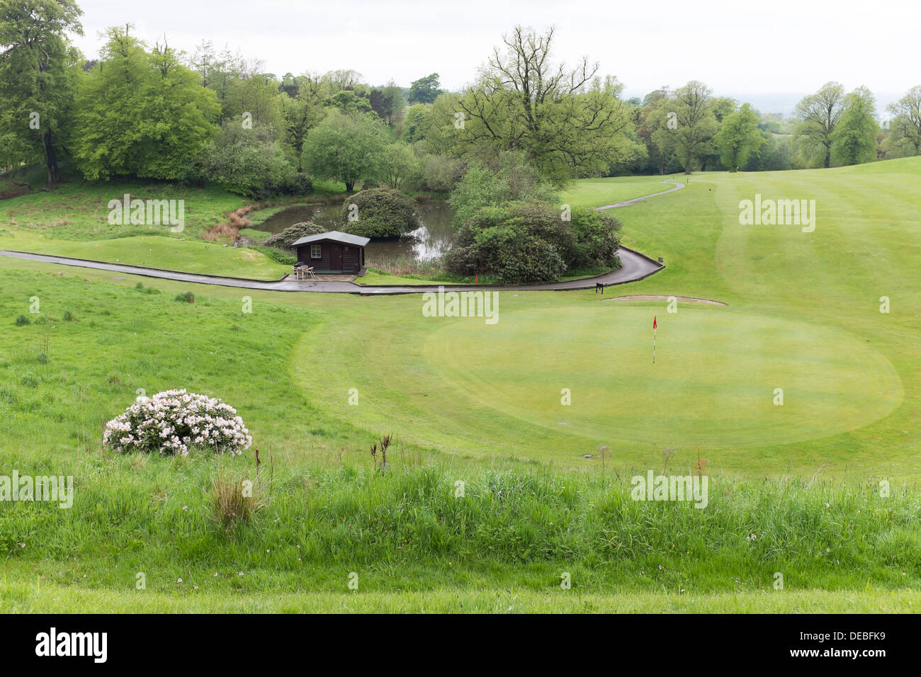 Golf course at Shrigley Hall Hotel, Golf and Country Club, Pott ...