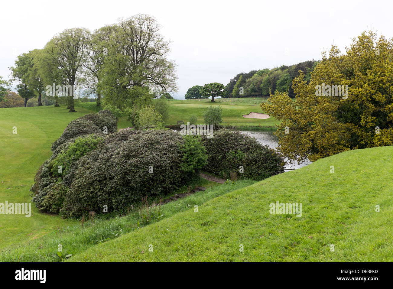 Golf course at Shrigley Hall Hotel, Golf and Country Club, Pott ...